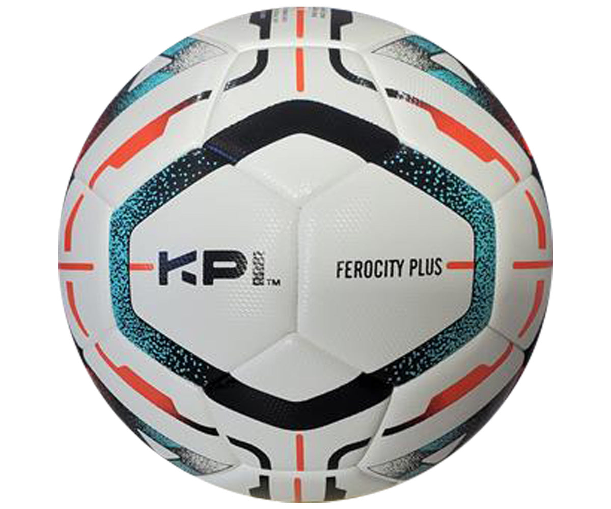 Ferocity Plus Ball Size 5 - White Teal Orange – KPI Sports