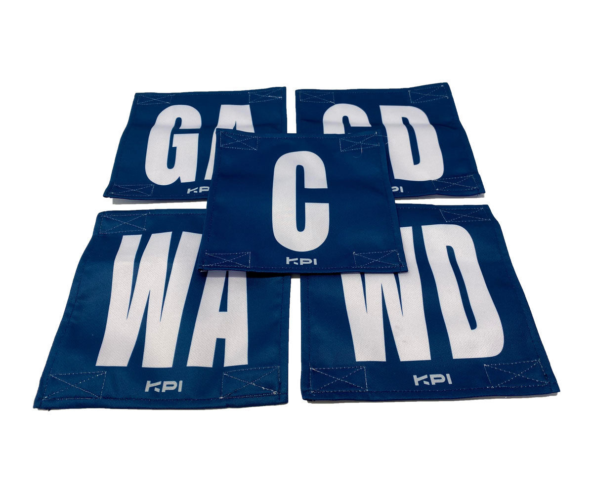 Netball Patches | Velcro Netball Bibs | KPI Sports