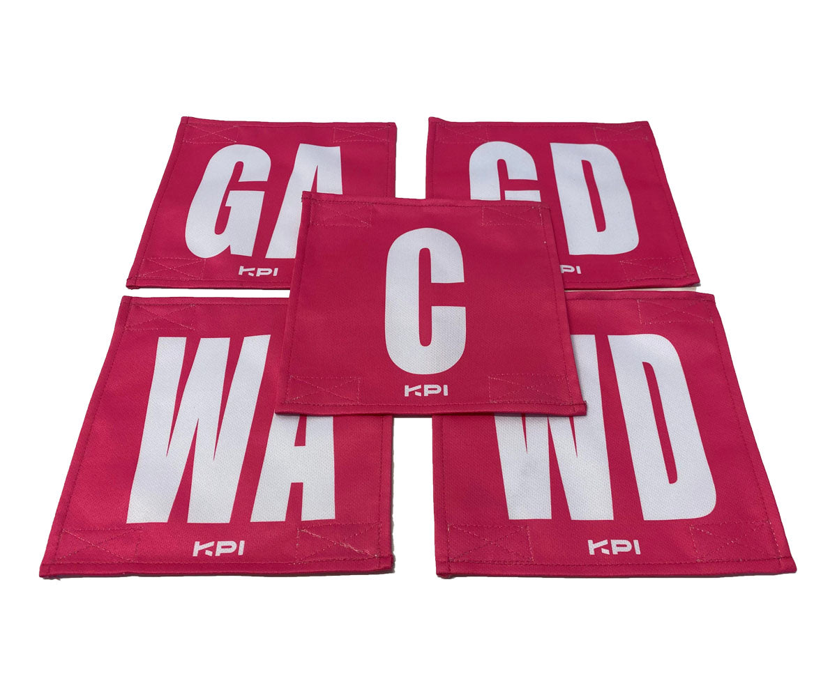 Netball Patches | Velcro Netball Bibs | KPI Sports