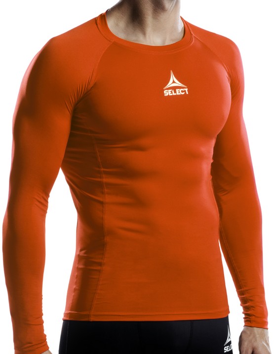Select Compression Long Sleeve Jersey Orange – KPI Sports